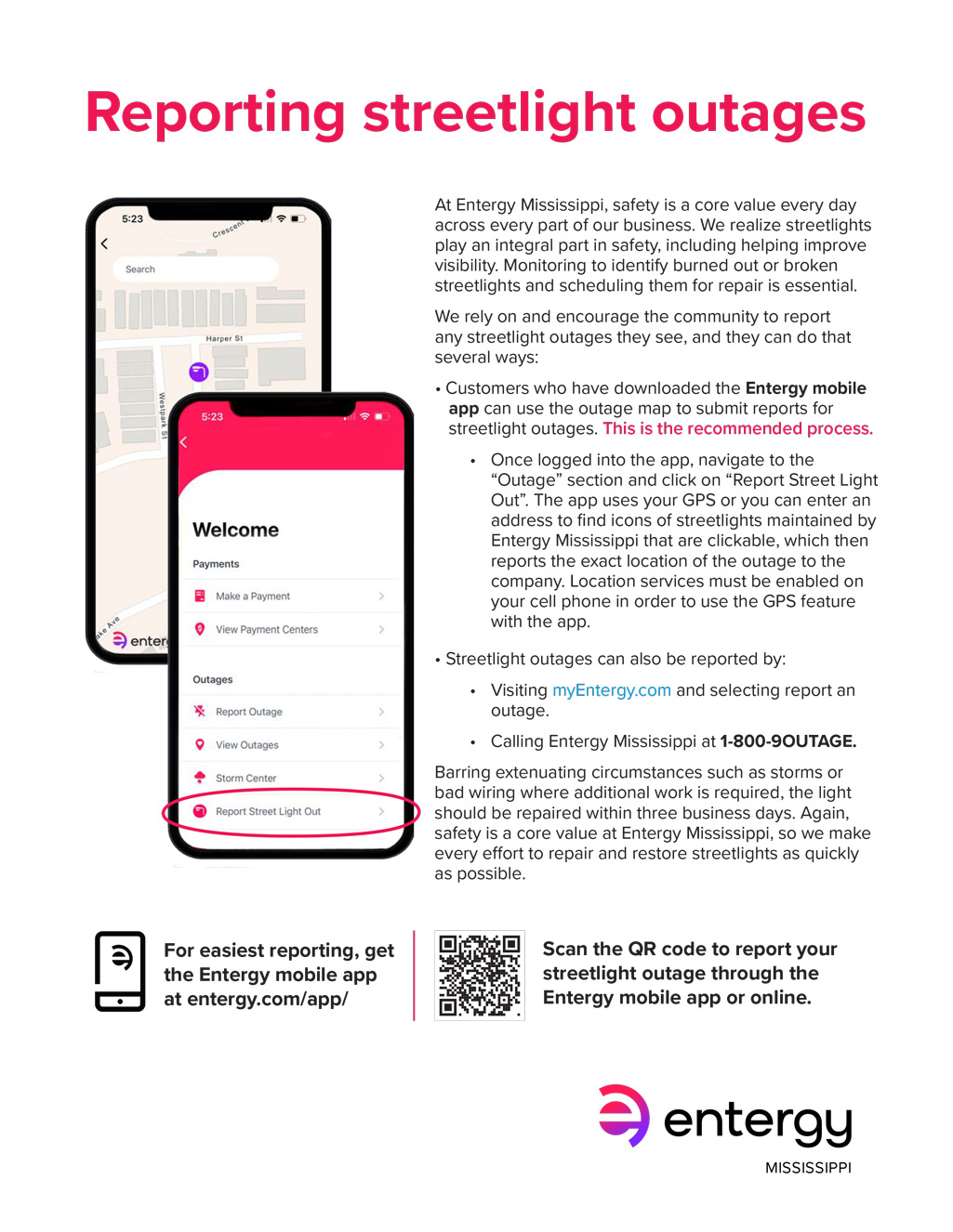 Reporting Streetlight Outages - City of Brandon