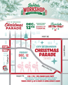 Brandon Christmas Parade Route Set for December 12 - City of Brandon
